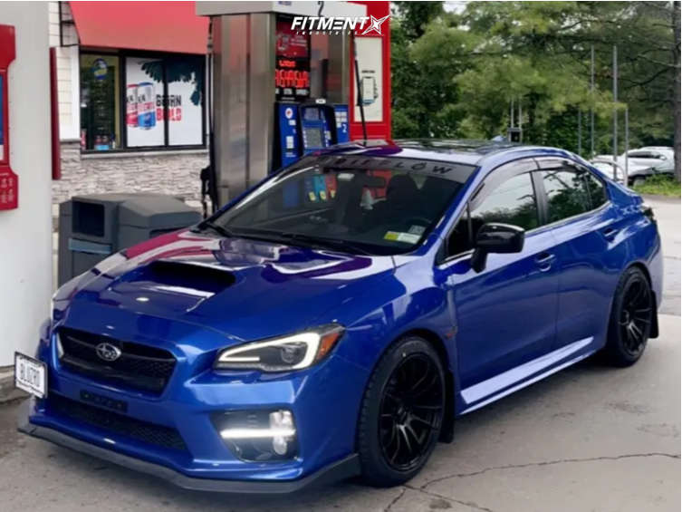 2015 Subaru WRX Premium with 18x9.5 AVID1 AV20 and Falken 245x40 on ...