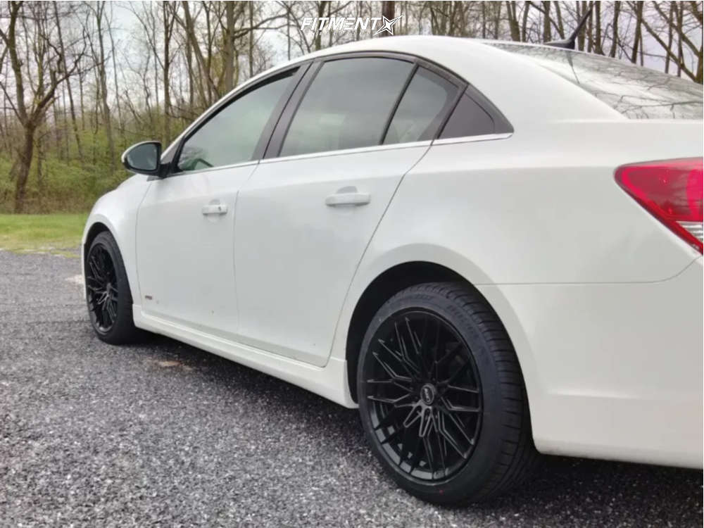 2014 Chevrolet Cruze LT with 18x8 DRW D19 and Douglas 225x45 on Stock ...