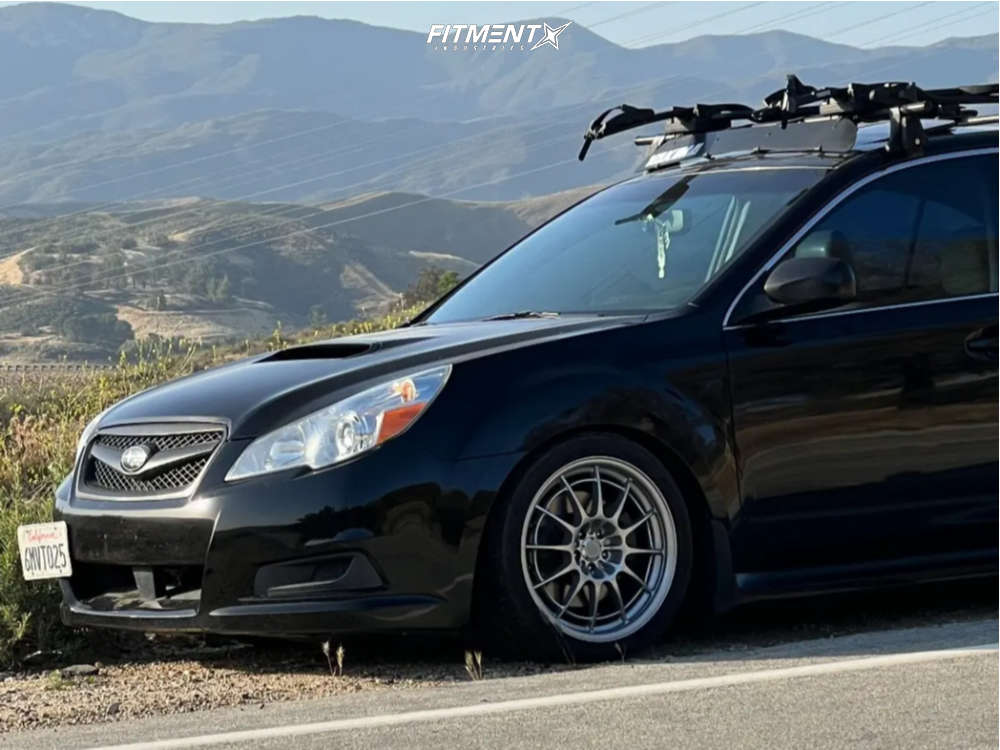 2010 Subaru Legacy 2.5GT with 18x8.5 Enkei Nt03m and Toyo Tires 235x40 ...
