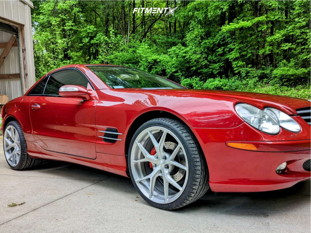2005 Mercedes-Benz SL500 Base with 20x9 MRR FS06 and Hankook 295x25 on ...