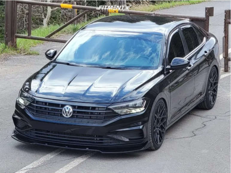 2019 Volkswagen Jetta S with 19x8.5 Rotiform Blq and Vercelli 235x40 on ...