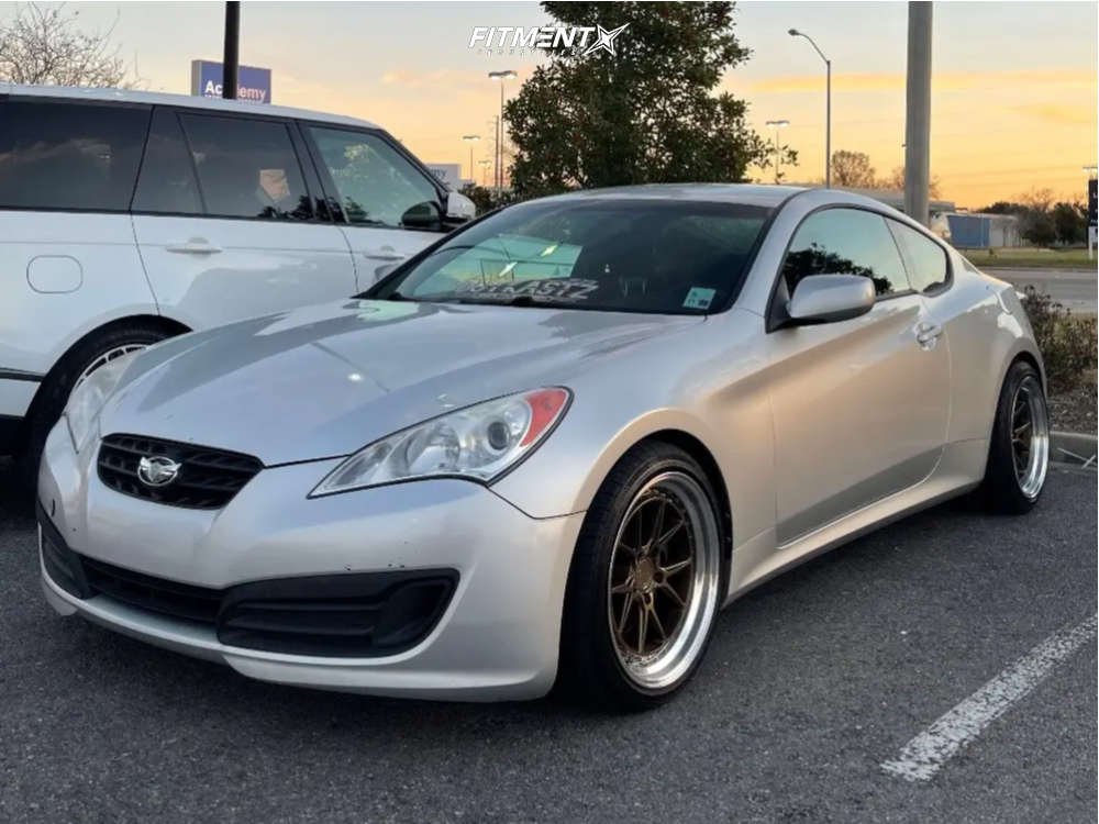 2012 Hyundai Genesis Coupe 2.0T with 18x9.5 Aodhan Ds02 and Vercelli ...