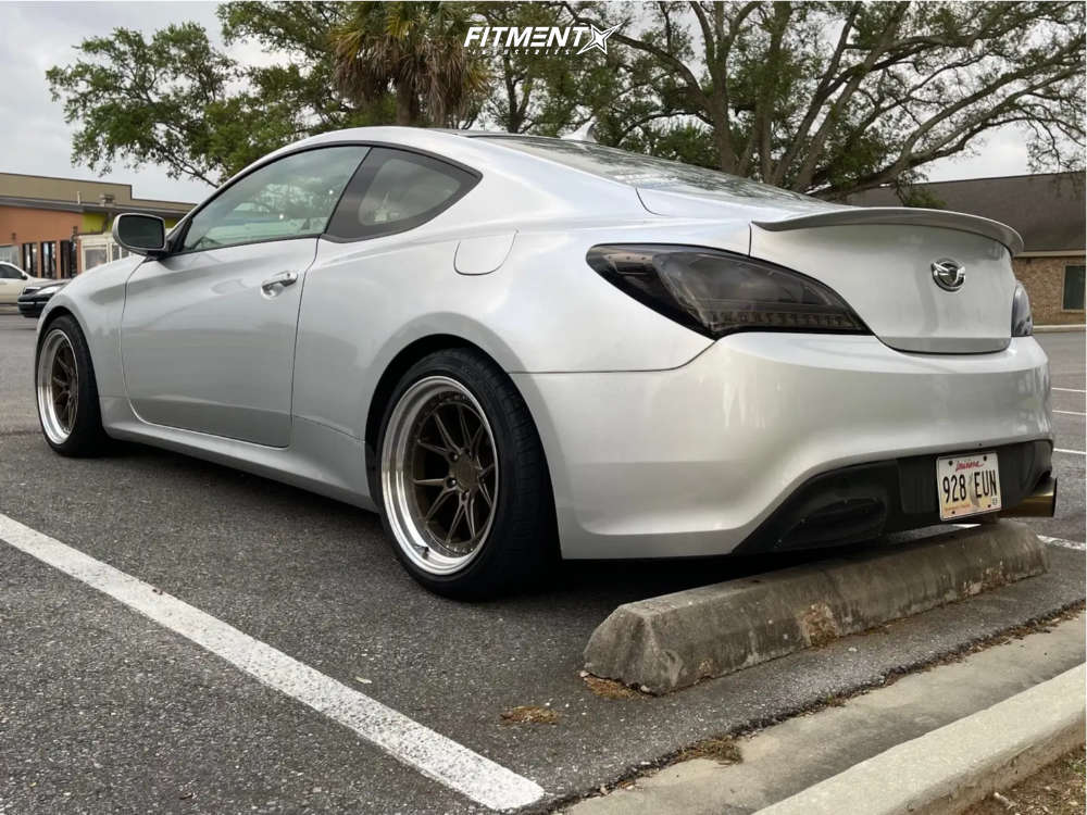 2012 Hyundai Genesis Coupe 2.0T with 18x9.5 Aodhan Ds02 and Vercelli ...