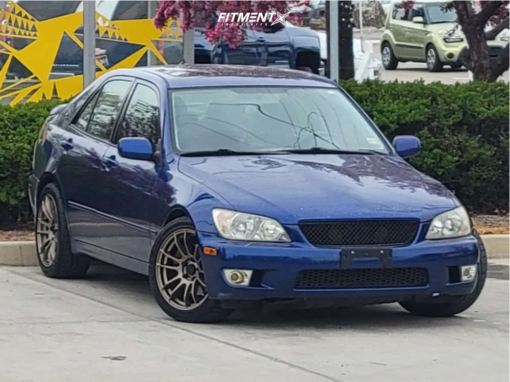 2001 Lexus IS300 Base with 17x8 AVID1 AV20 and Falken 225x45 on Stock ...