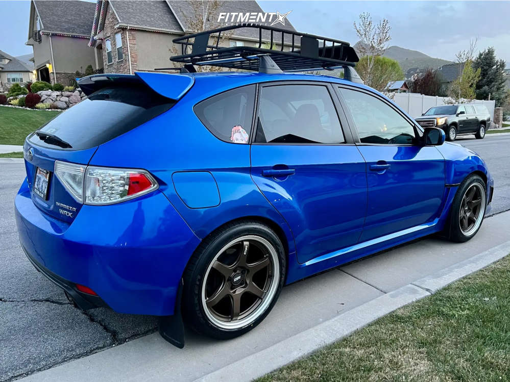 2013 Subaru Impreza WRX with 18x9.5 ESR Ap6 and Falken 255x40 on Stock ...