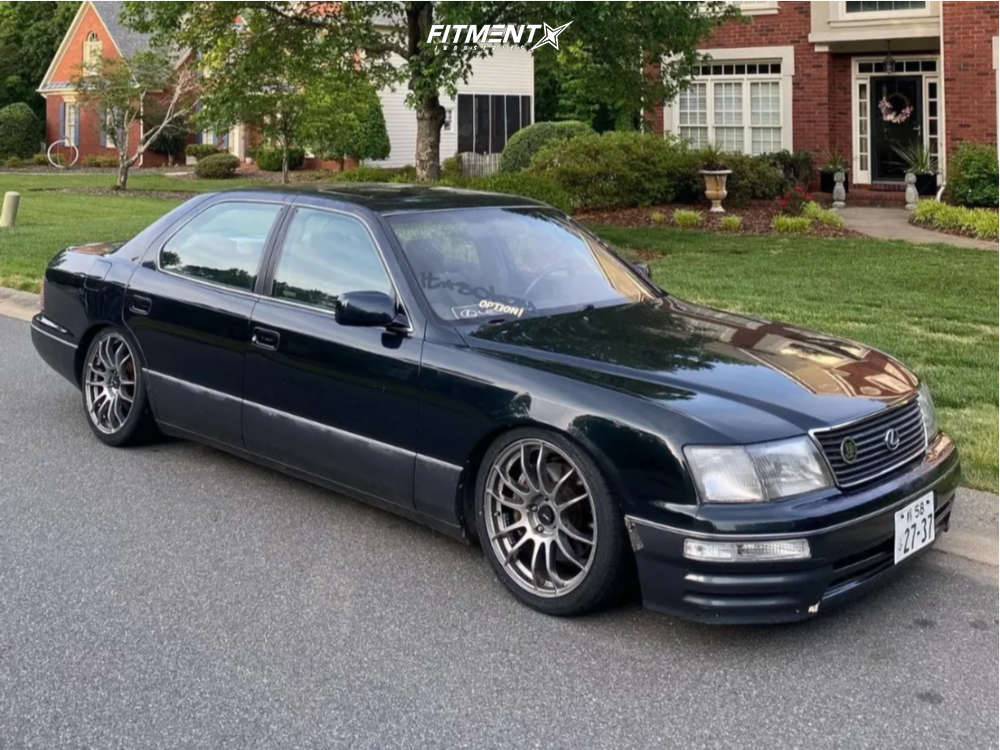 1996 Lexus LS400 Base with 18x8.5 AVID1 AV20 and Michelin 225x40 on Coilovers | 2235854 ...