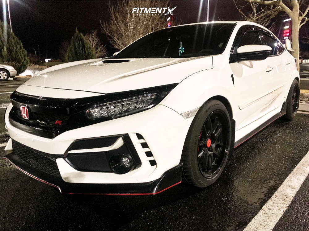 2020 Honda Civic Type R with 18x9.5 ESR Ap8 and Continental 255x40 on ...
