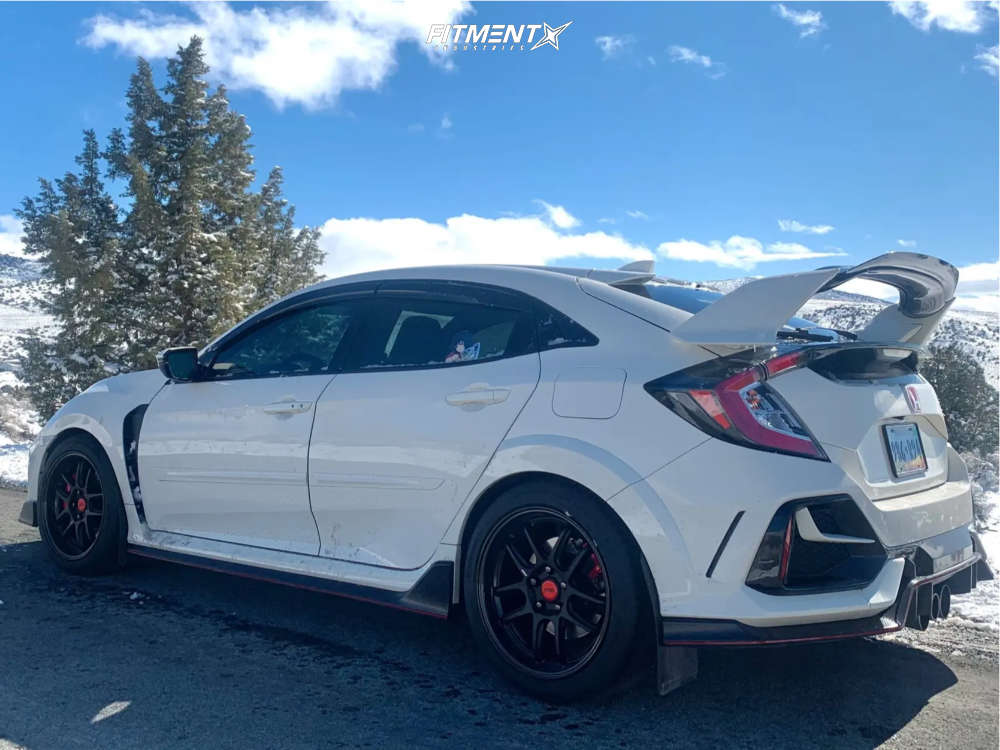 2020 Honda Civic Type R with 18x9.5 ESR Ap8 and Continental 255x40 on ...