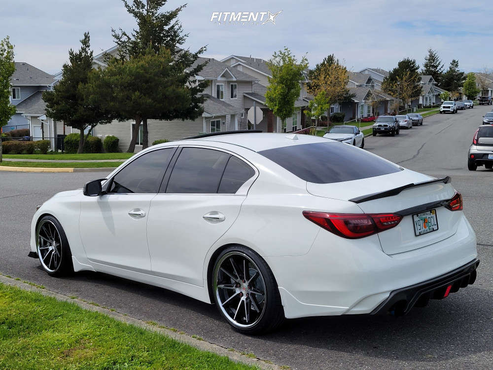 2018 INFINITI Q50 Sport with 20x10 Ferrada CM2 and Toyo Tires 245x35 on ...