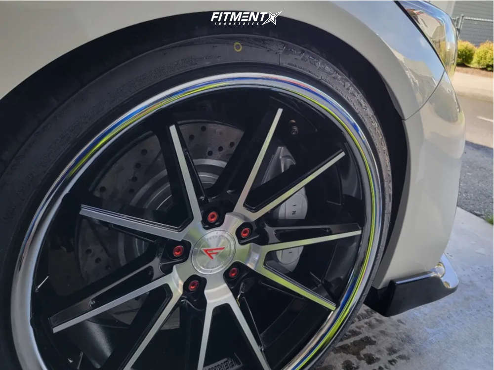 2018 INFINITI Q50 Sport with 20x10 Ferrada CM2 and Toyo Tires 245x35 on ...