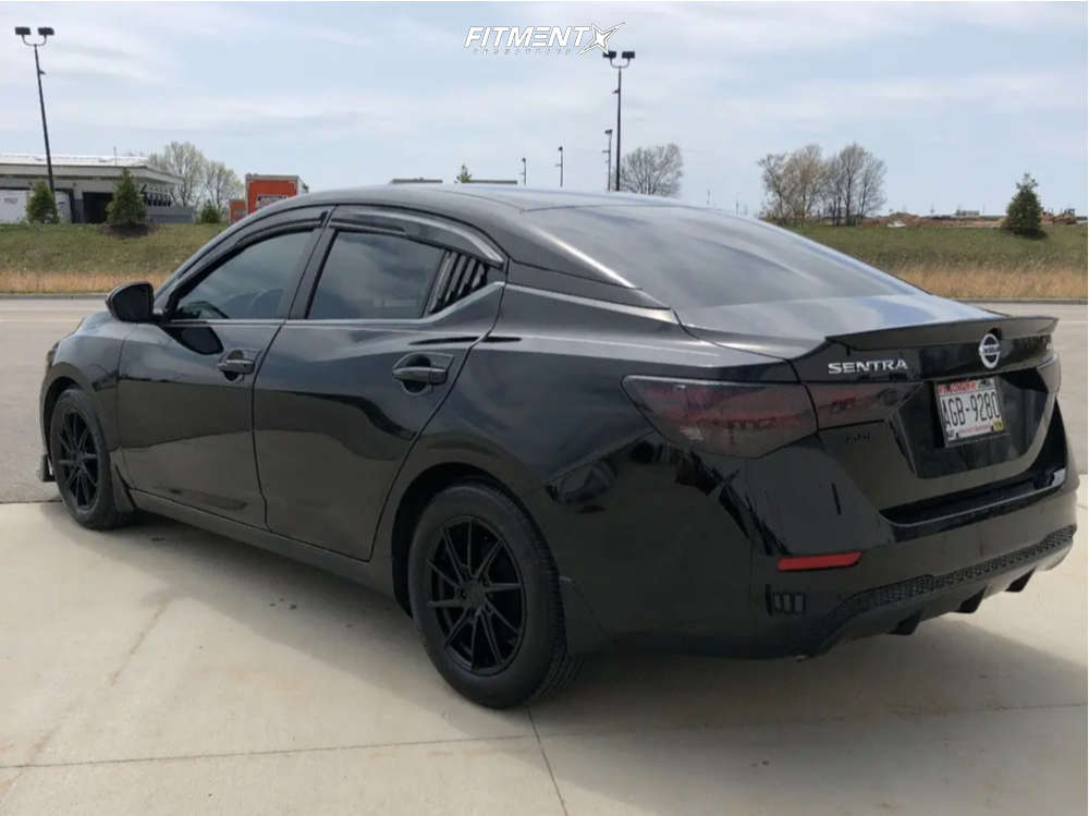 2020 Nissan Sentra S with 16x7 Liquid Metal Shadow and Firestone 215x55 ...