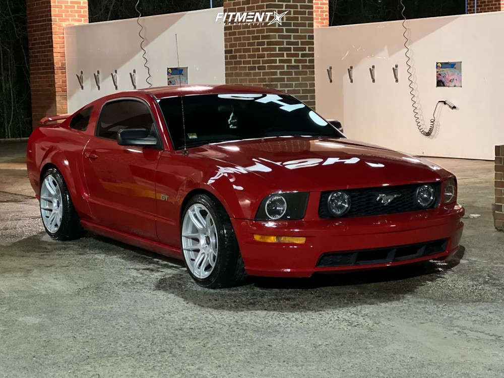 2007 Ford Mustang GT with 18x9.5 ESR Cs8 and Michelin 245x40 on ...