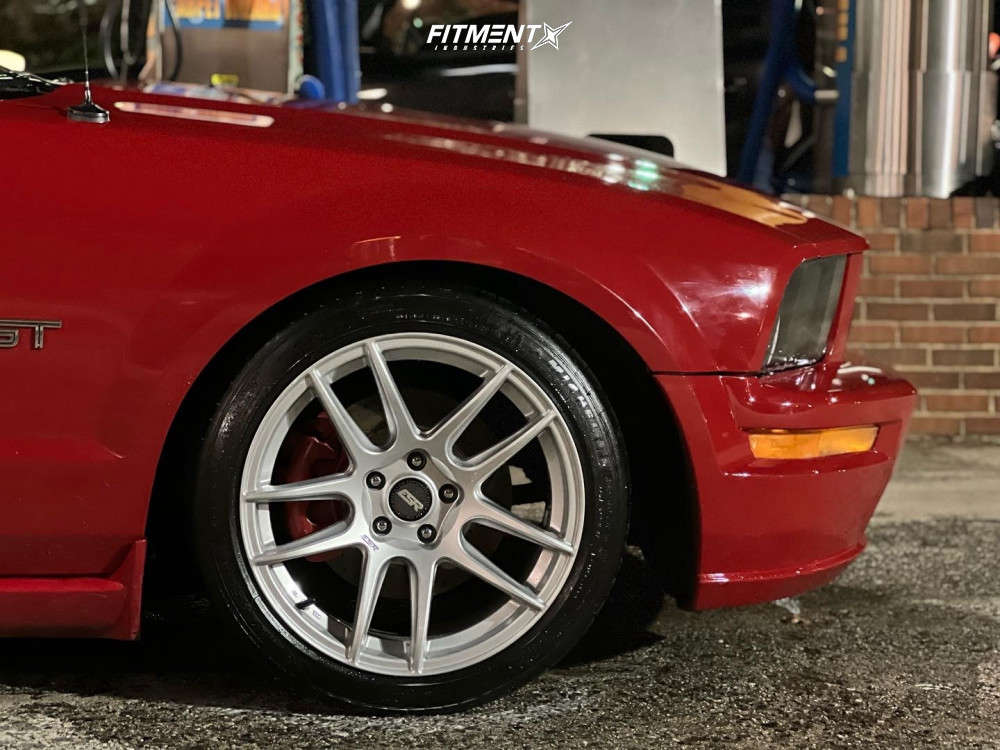 2007 Ford Mustang GT with 18x9.5 ESR Cs8 and Michelin 245x40 on ...