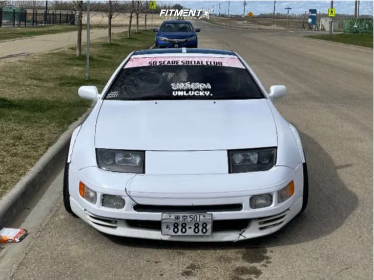 1994 Nissan 300ZX 2 2 with 18x10 Rota P45r and Continental 255x35 on ...