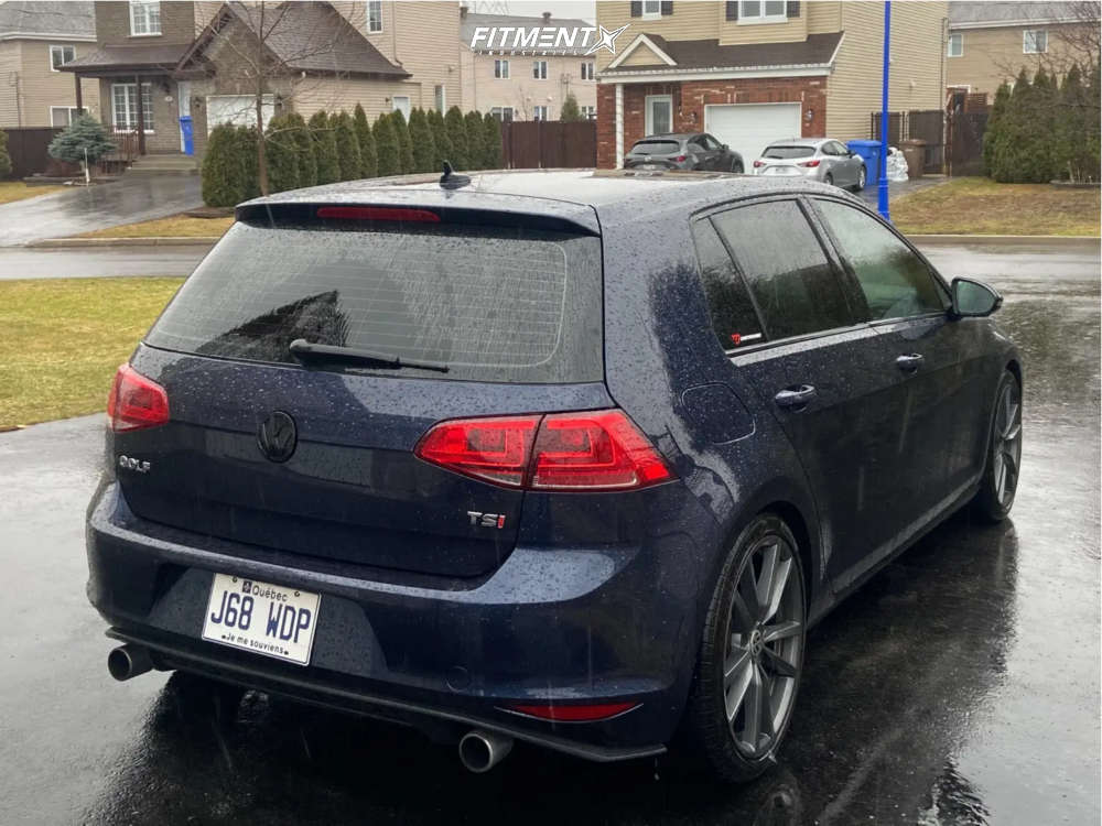 2017 Volkswagen Golf Base with 18x8 Art Replica 75 and Altenzo 225x45 ...