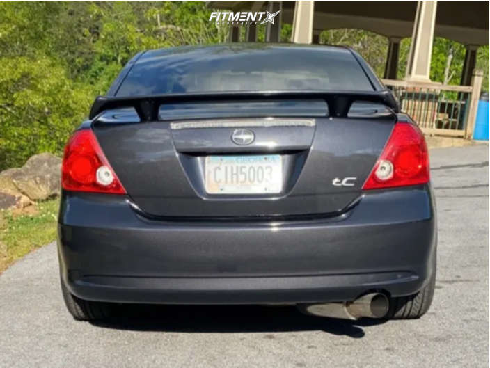 2006 Scion TC Base with 18x8.5 ESR Ap6 and Vercelli 235x40 on Coilovers ...