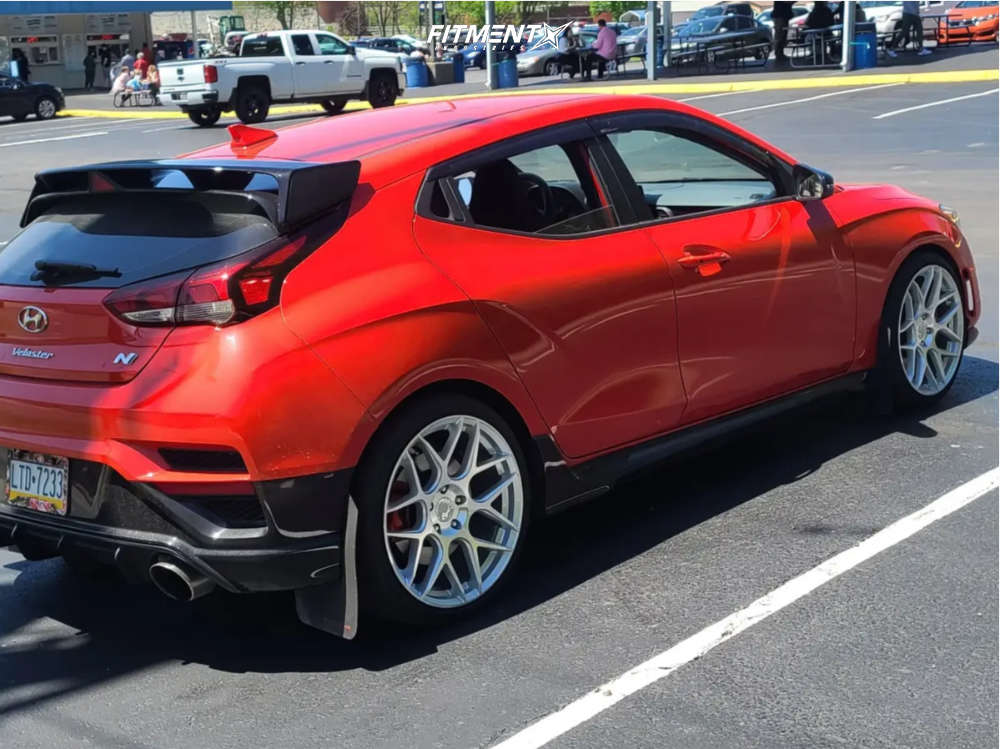 2022 Hyundai Veloster N Base with 19x8.5 Aodhan Aff2 and Pirelli 235x35 ...