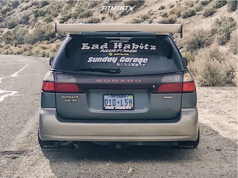 2001 Subaru Outback L.L. Bean with 18x8.5 Anovia Carrier and Nitto ...