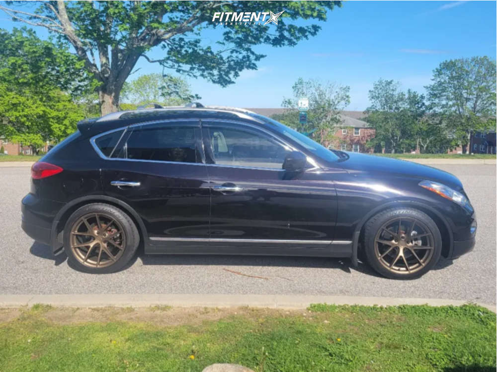2012 INFINITI EX35 Journey with 19x9.5 Aodhan Aff7 and Continental ...