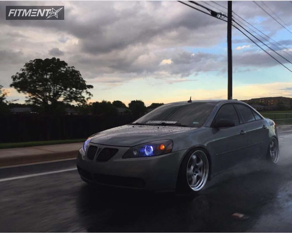 2008 Pontiac G6 GT with 19x9 Work Meister S1R and Nankang 215x35 on Air ...
