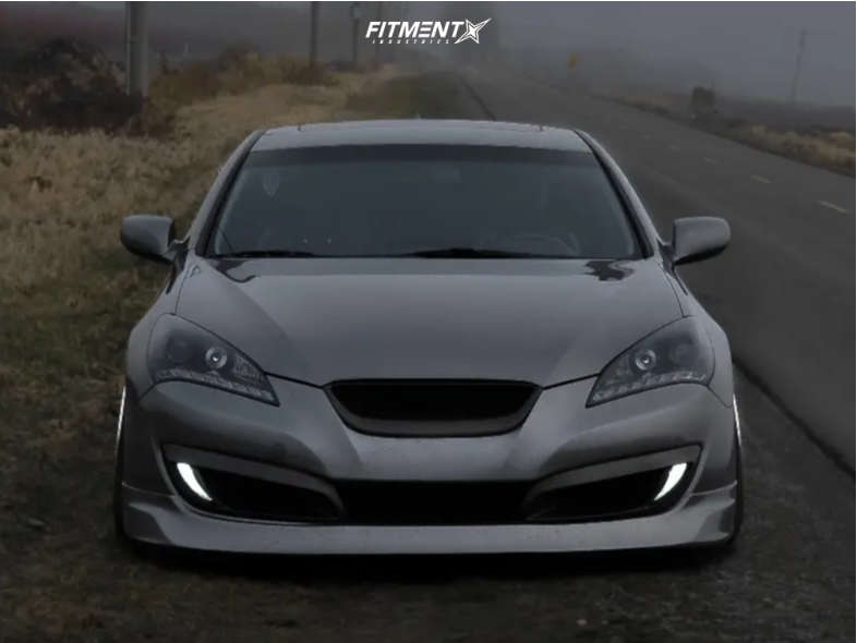 2010 Hyundai Genesis Coupe 2.0T with 19x9.5 GMR Gs 105 and Nankang 225x40 on Coilovers | 2239526 ...