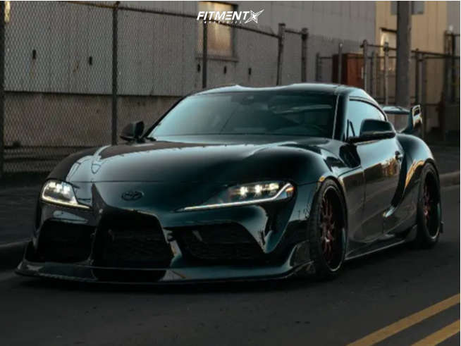 2020 Toyota GR Supra Premium with 19x9.5 Heritage Okayama and Michelin ...