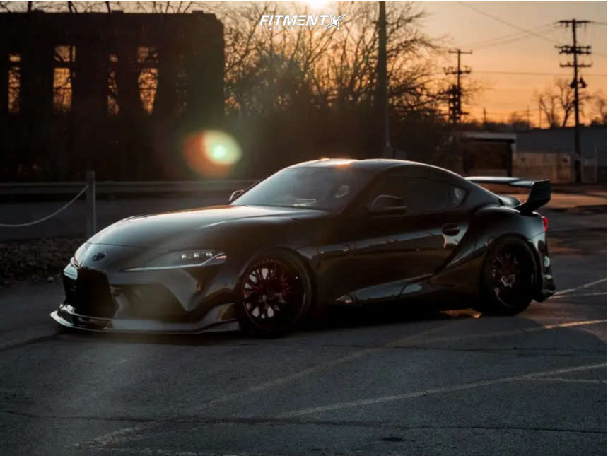2020 Toyota GR Supra Premium with 19x9.5 Heritage Okayama and Michelin ...