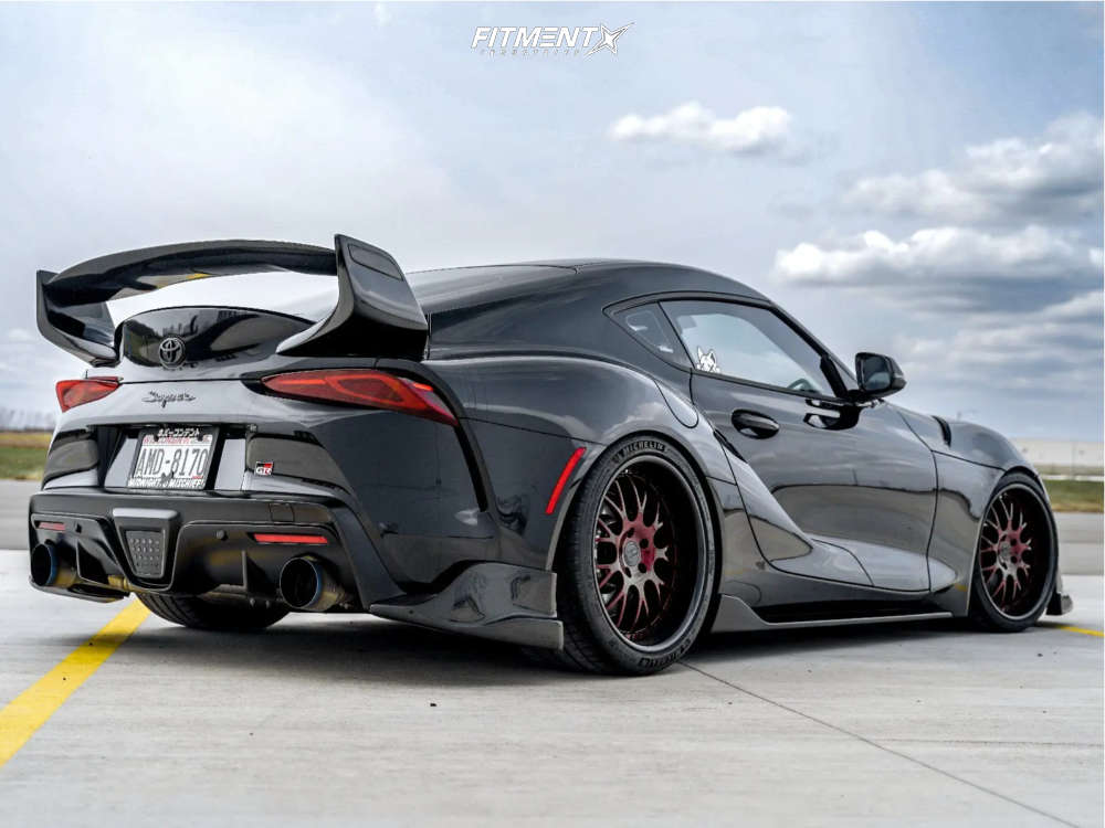 2020 Toyota GR Supra Premium with 19x9.5 Heritage Okayama and Michelin ...