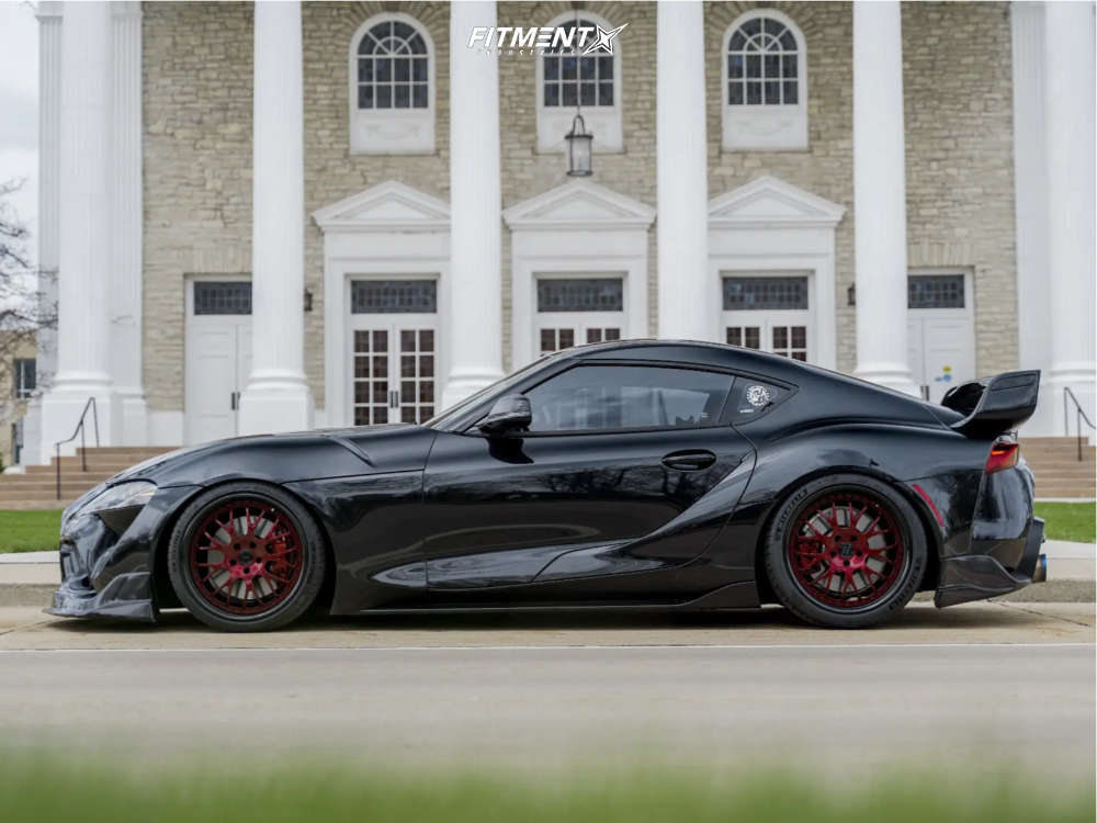 2020 Toyota GR Supra Premium with 19x9.5 Heritage Okayama and Michelin ...