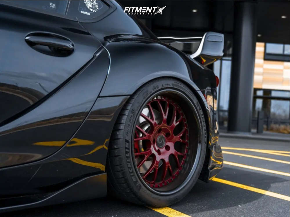 2020 Toyota GR Supra Premium with 19x9.5 Heritage Okayama and Michelin ...