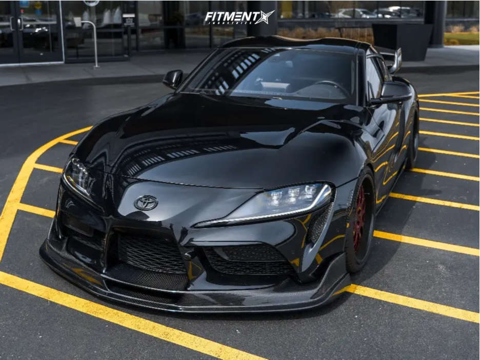 2020 Toyota GR Supra Premium with 19x9.5 Heritage Okayama and Michelin ...