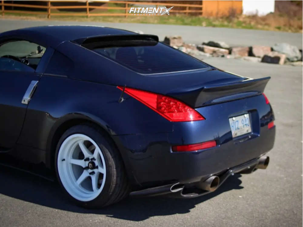 2007 Nissan 350Z Base with 18x9 Cosmis Racing Xt-006r and Firestone ...