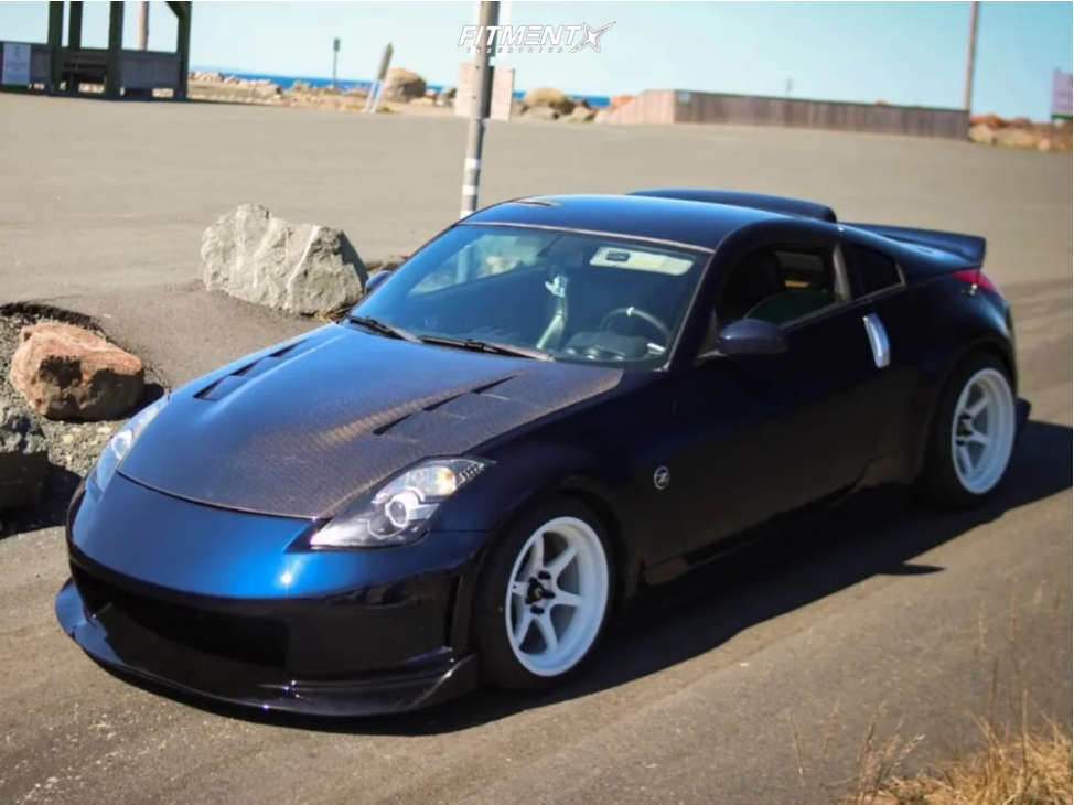 2007 Nissan 350Z Base with 18x9 Cosmis Racing Xt-006r and Firestone ...