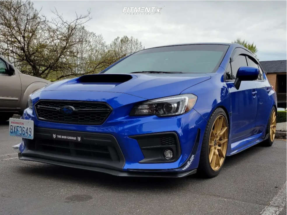 2020 Subaru WRX Limited with 18x8.5 Option Lab R716 and Dunlop 245x45 ...