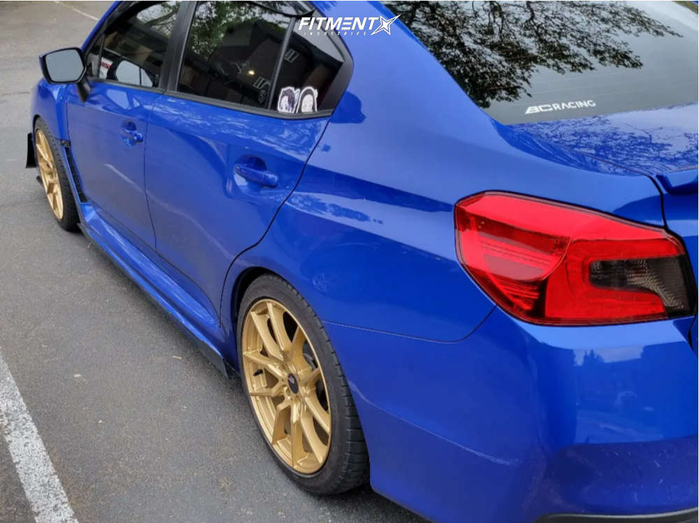 2020 Subaru WRX Limited with 18x8.5 Option Lab R716 and Dunlop 245x45 ...
