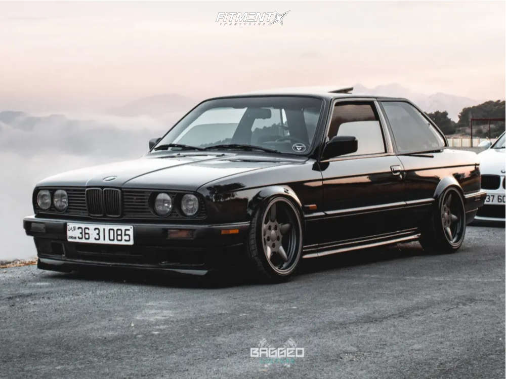 1990 BMW 325i Base with 17x8.5 Ac Schnitzer Type 1 and GT Radial 205x40 ...