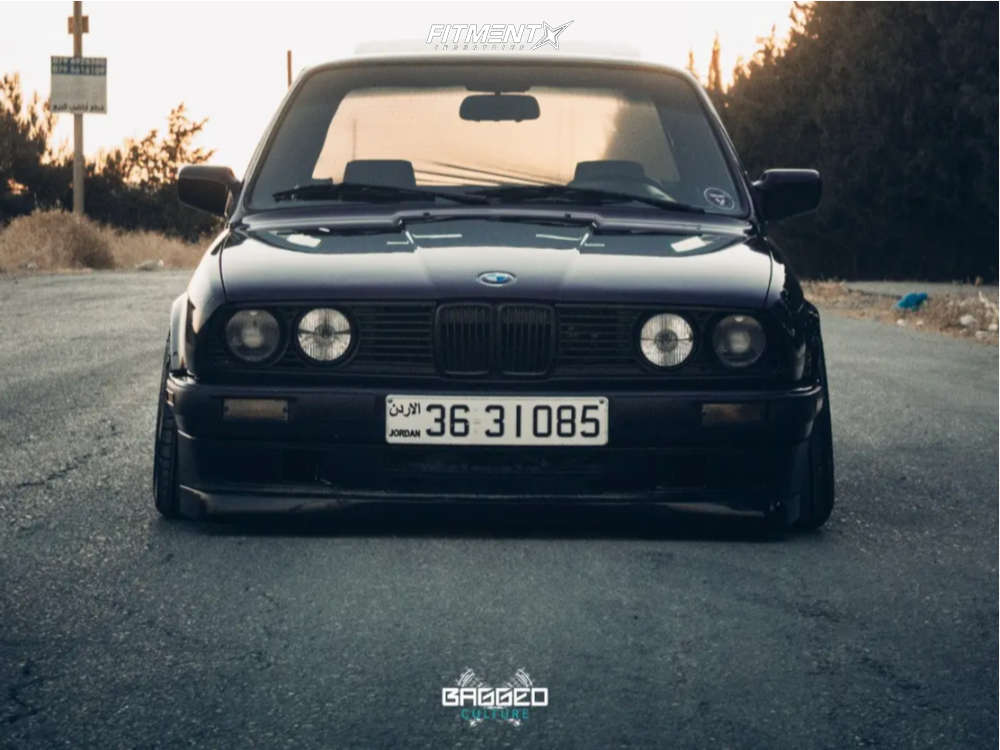 1990 BMW 325i Base with 17x8.5 Ac Schnitzer Type 1 and GT Radial 205x40 ...