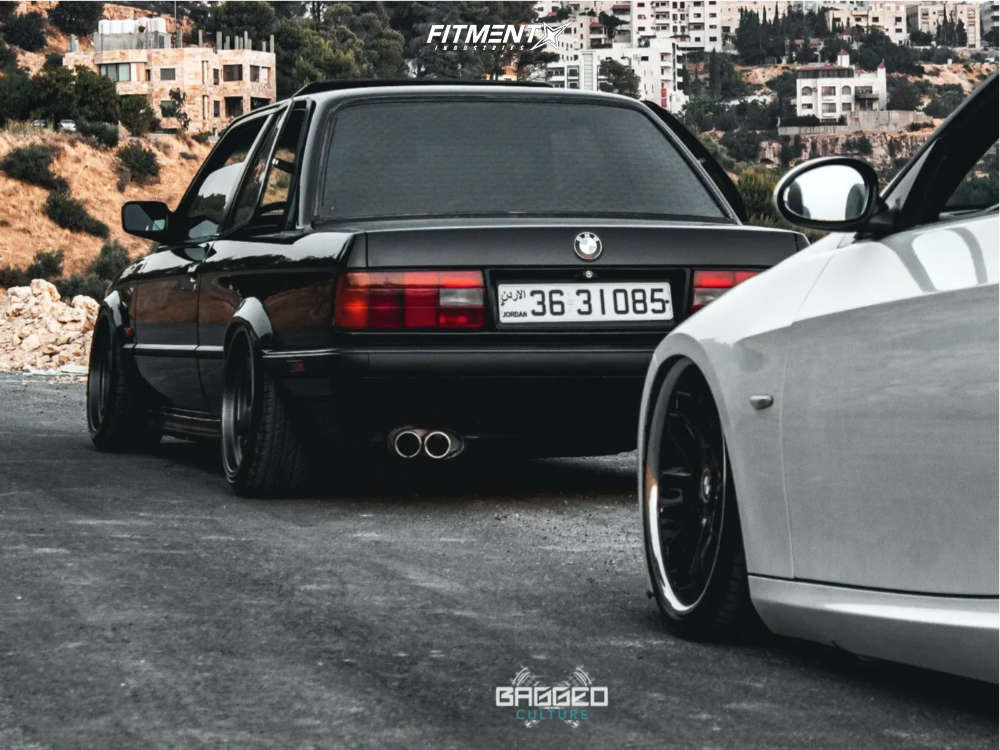 1990 BMW 325i Base with 17x8.5 Ac Schnitzer Type 1 and GT Radial 205x40 ...