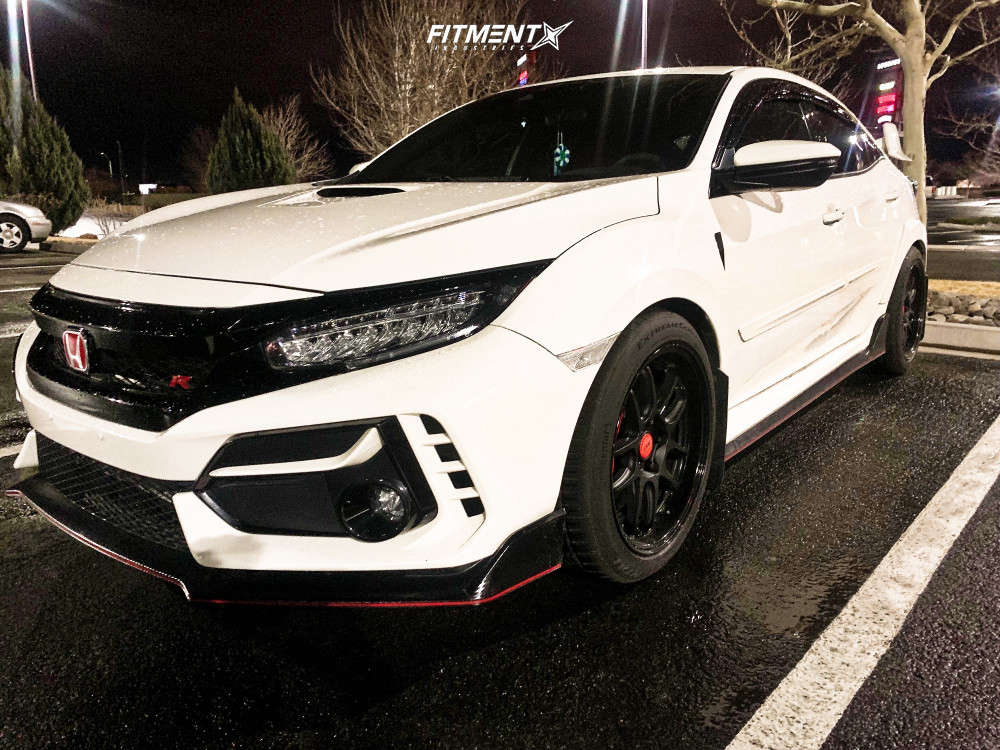 2020 Honda Civic Type R with 18x9.5 ESR Ap8 and Continental 255x40 on ...