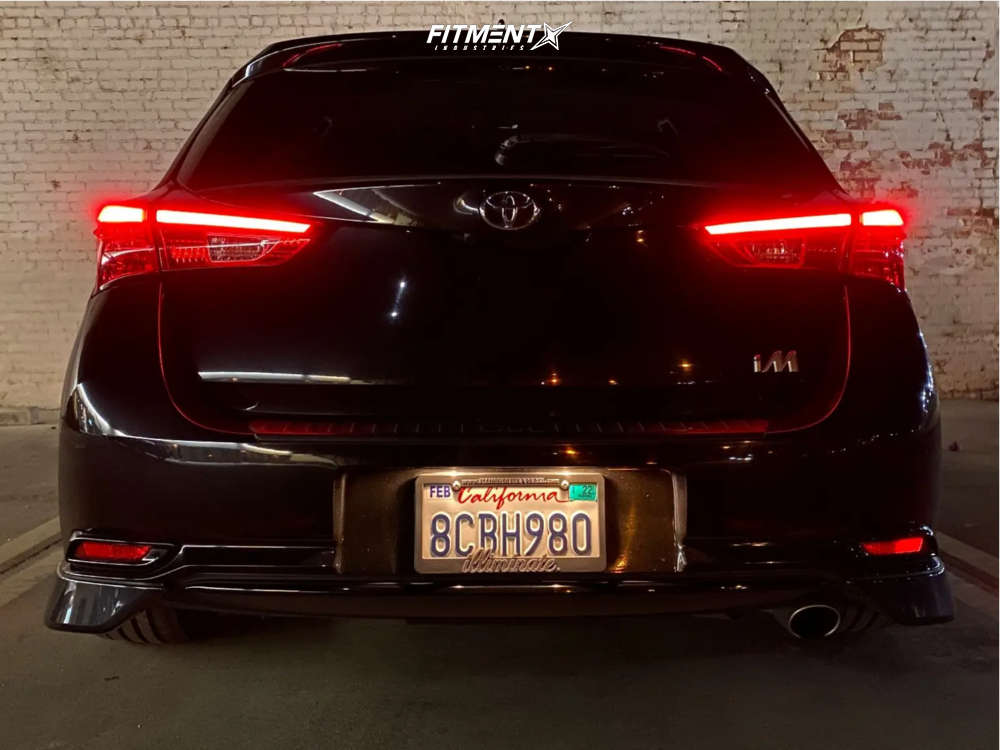 2018 Toyota Corolla IM Base with 18x9.5 Enkei Rpf1 and Falken 225x40 on ...