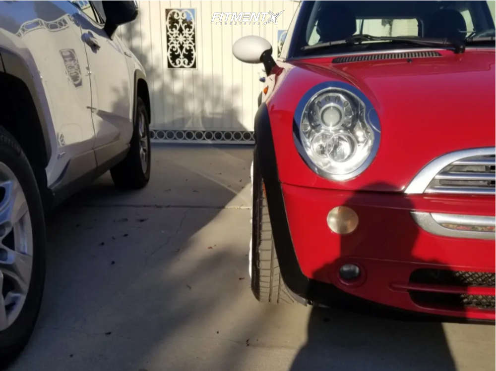 2005 Mini Cooper Base with 17x8 Vors Tr4 and Continental 205x45 on ...