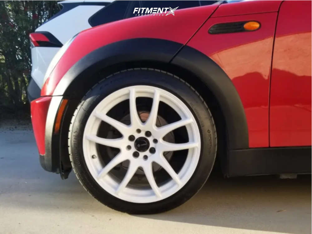 2005 Mini Cooper Base with 17x8 Vors Tr4 and Continental 205x45 on ...