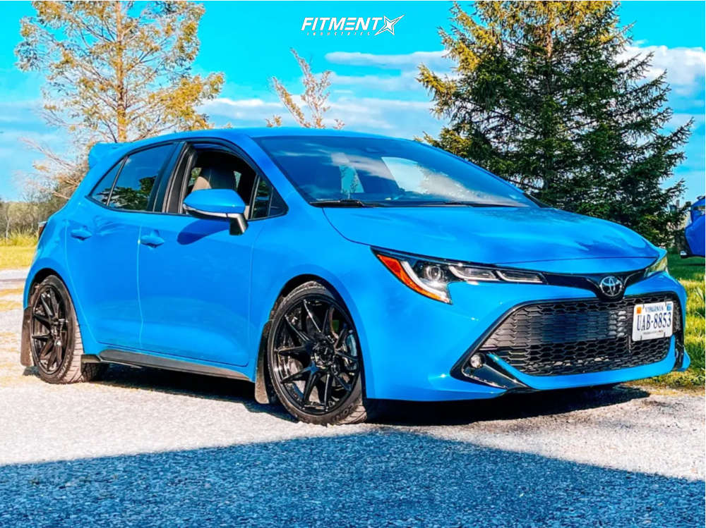 2022 Toyota Corolla SE with 18x9.5 Enkei Tsv and Continental 255x35 on ...