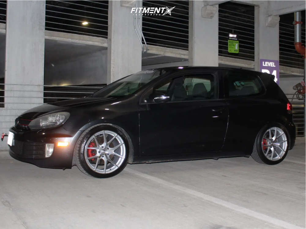 2012 Volkswagen GTI Base with 18x8.5 Aodhan Aff7 and Prinx 225x40 on ...