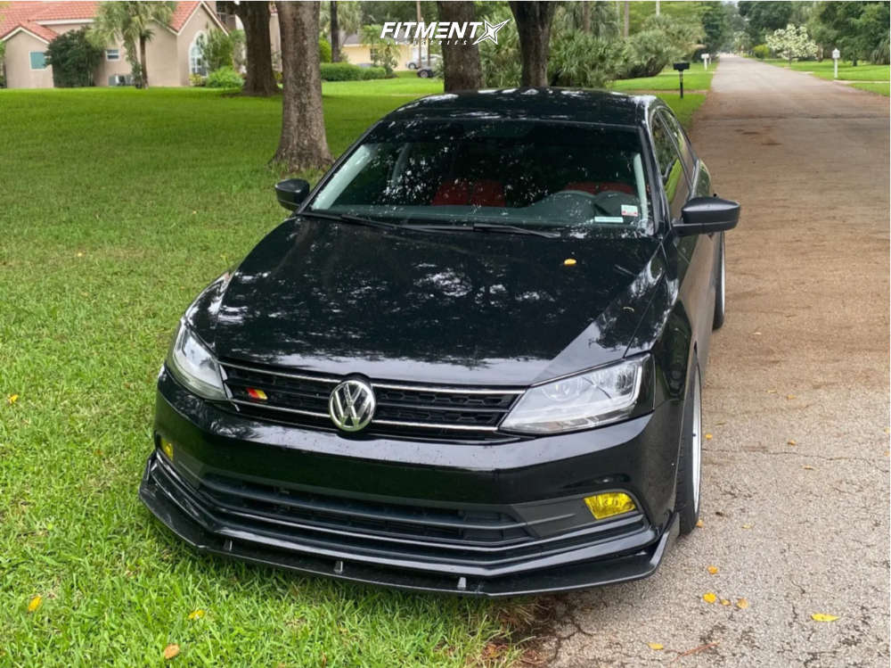 2016 Volkswagen Jetta S with 17x9 Enkei Rpf1 and Michelin 245x40 on ...