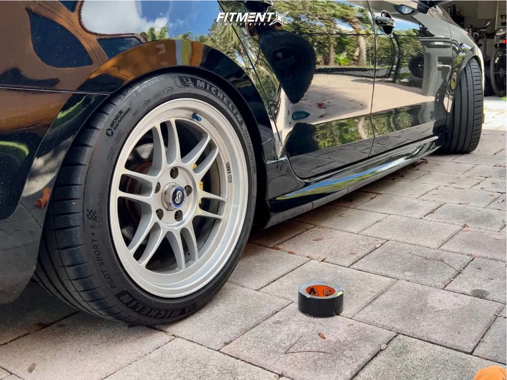 2016 Volkswagen Jetta S with 17x9 Enkei Rpf1 and Michelin 245x40 on ...