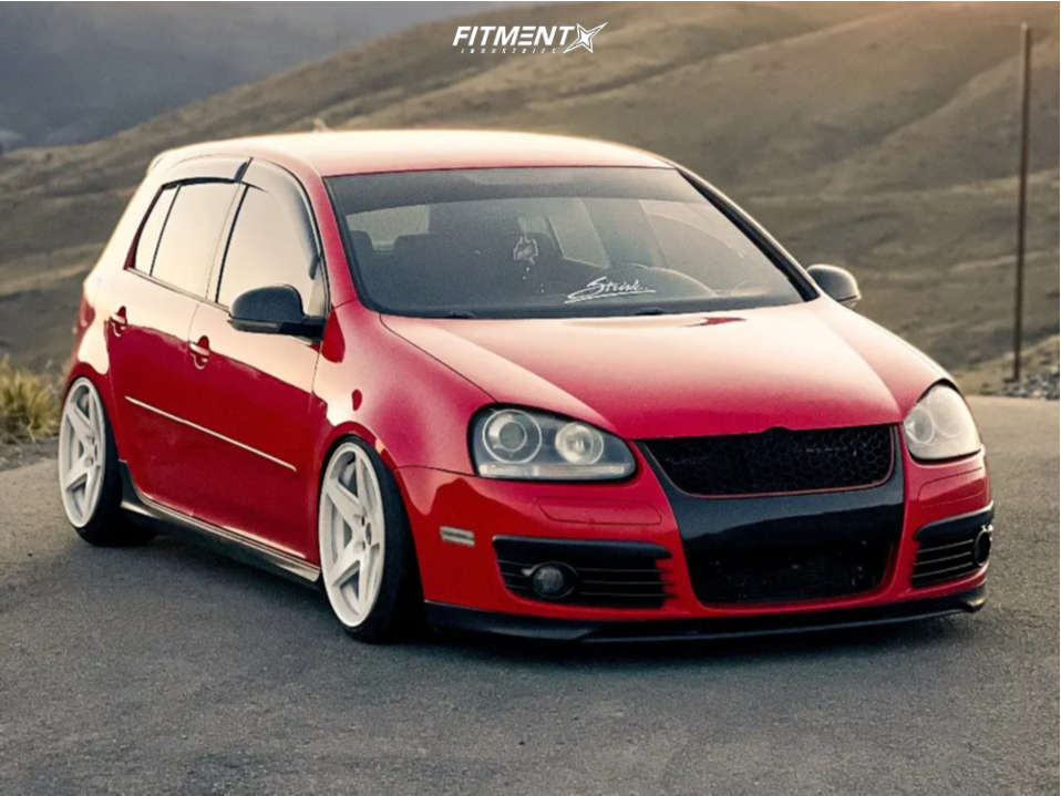 2008 Volkswagen GTI Base with 18x9.5 Rotiform Wgr and Achilles 215x40 ...