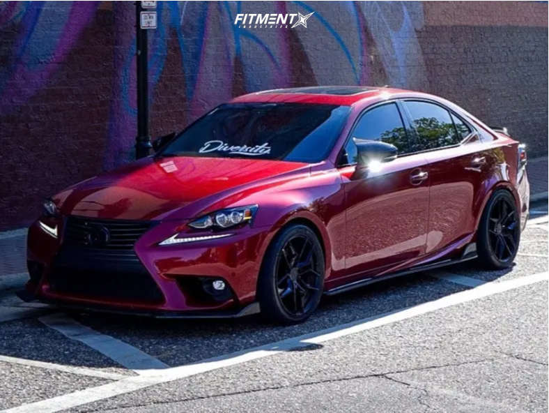 2015 Lexus IS250 Base with 18x8.5 TSW Silvano and Nitto 255x35 on Stock ...