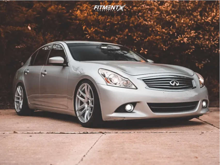 2013 INFINITI G37 X with 19x9.5 ESR Cs8 and Laufenn 245x40 on Coilovers ...