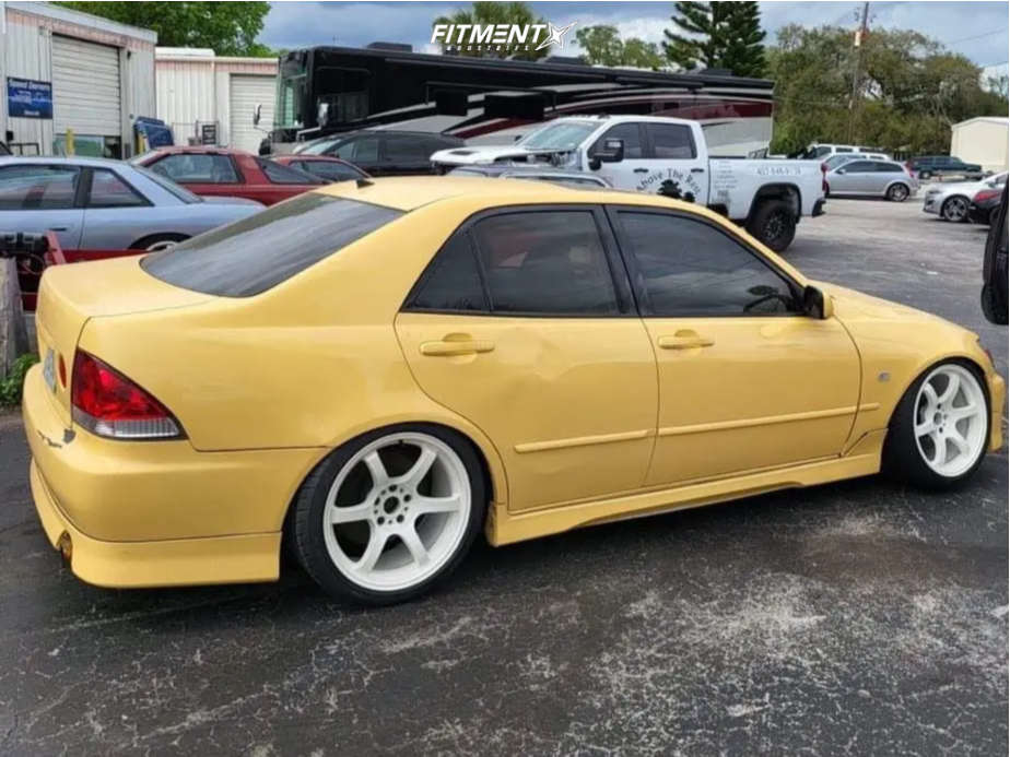 2002 Lexus IS300 Base with 18x9.5 Gram Lights 57dr and Vercelli 255x35 ...